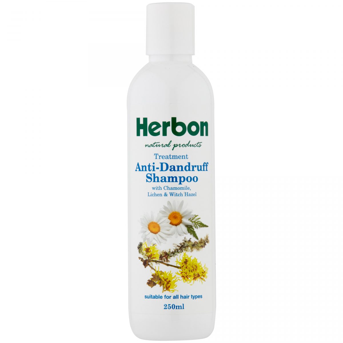 Herbon Anti-Dandruff Shampoo 250ml, Natural Anti-Dandruff Shampoo