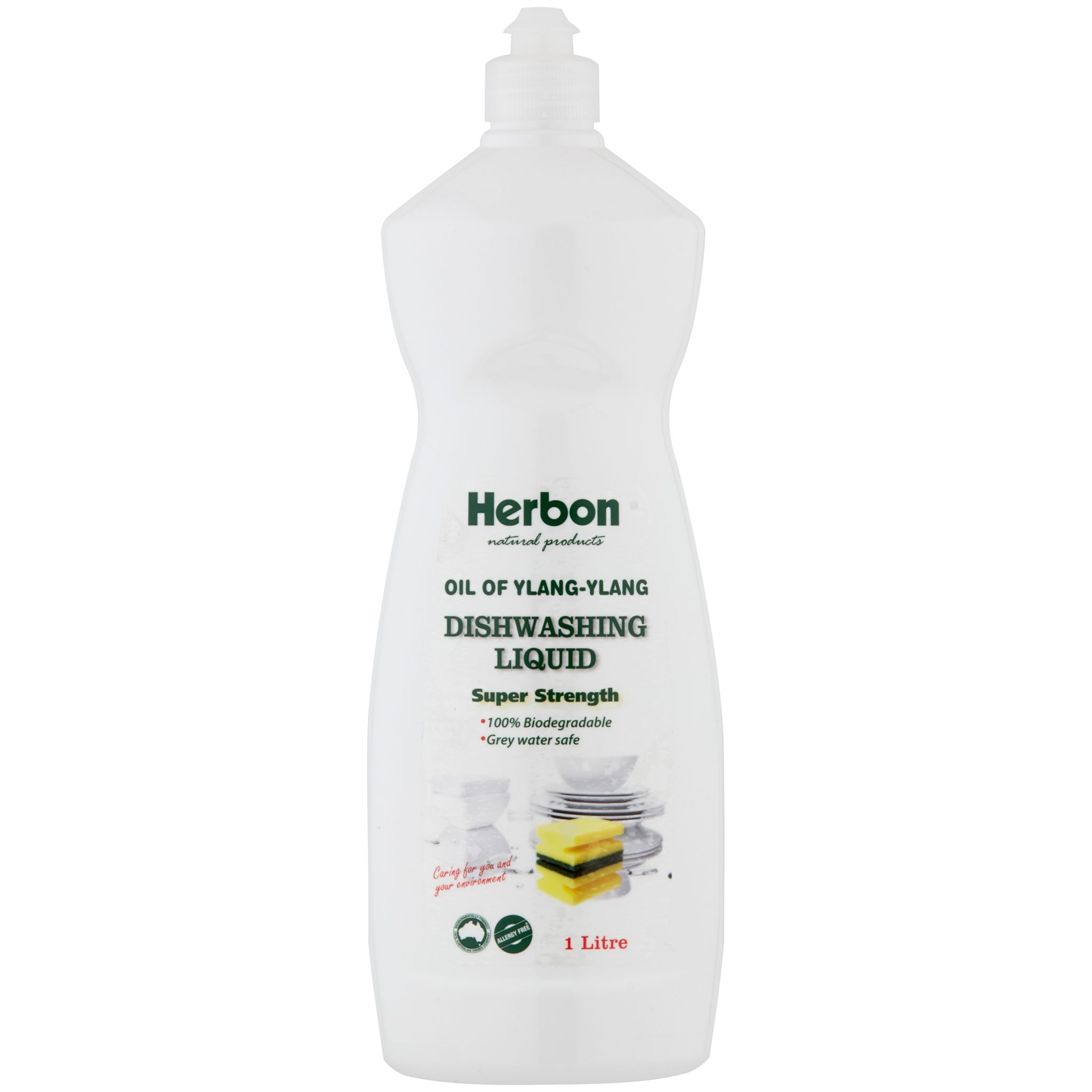 Herbon Dishwashing Liquid 1Lt, Natural & Organic Dishwashing Liquid